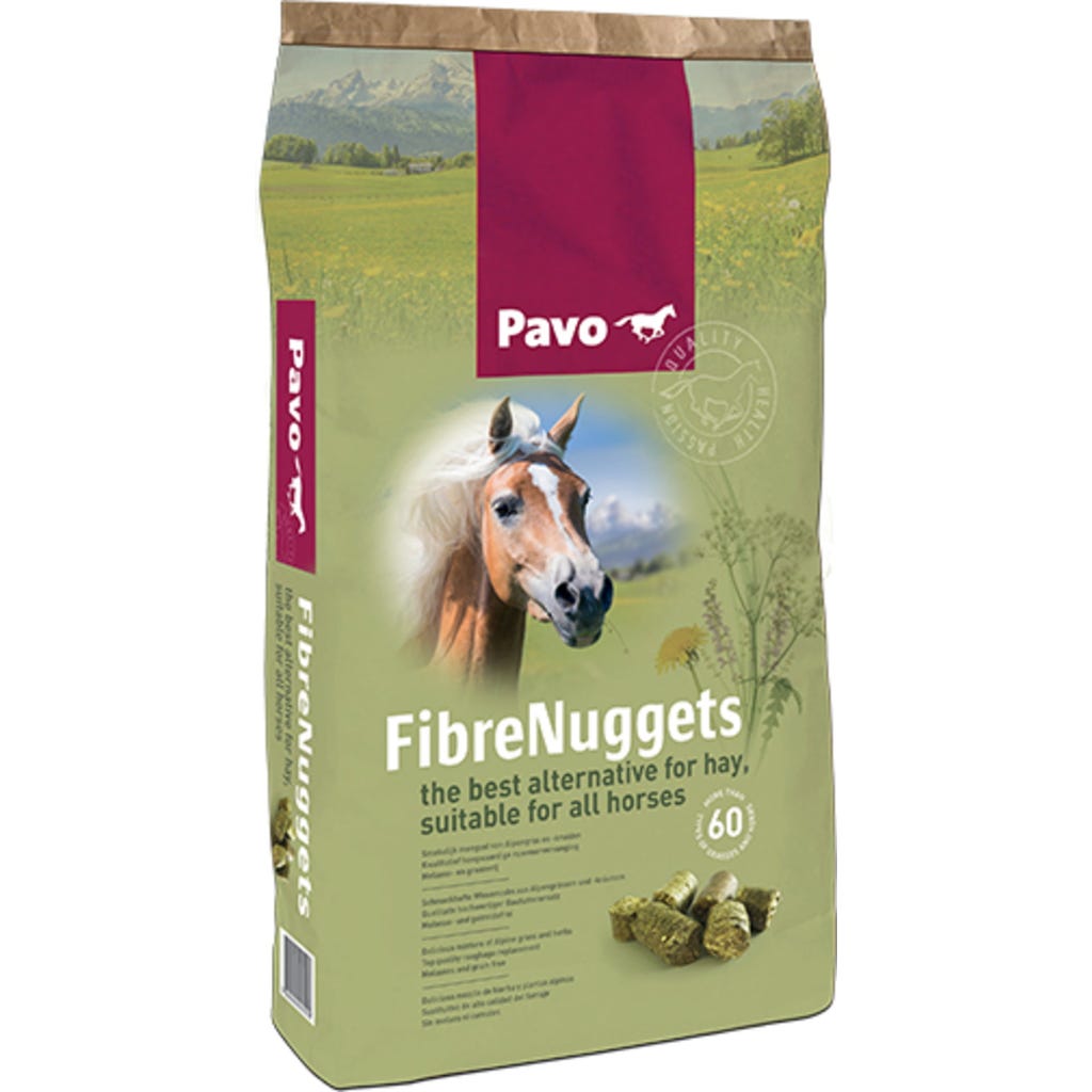 Pavo FibreNuggets, 20 kg - Boutique Equus Vitalis