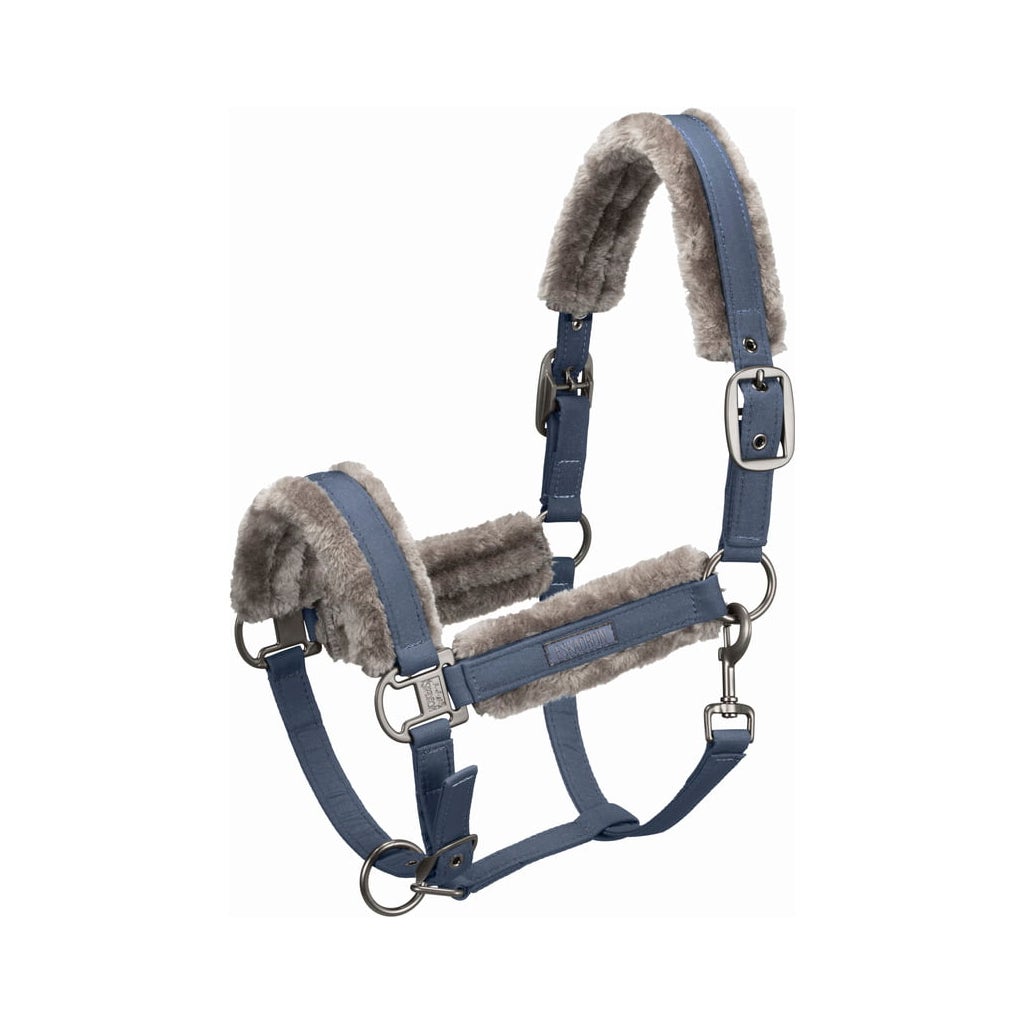 ESKADRON DOUBLEPIN SPARKLE Faux Fur Halter, Dove Blue - EquusVitalis ...
