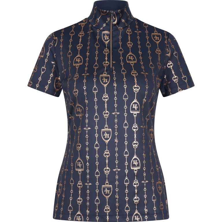 HV Polo Top kurze Ärmel HVPJolie, navy - EquusVitalis Onlineshop