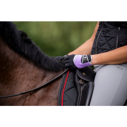 Roeckl Reithandschuh "MILLERO", black/lilac macaron - EquusVitalis ...