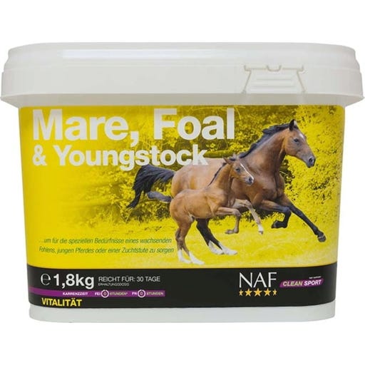 NAF Mare, Foal & Youngstock powder, 1,80 kg - EquusVitalis Onlineshop