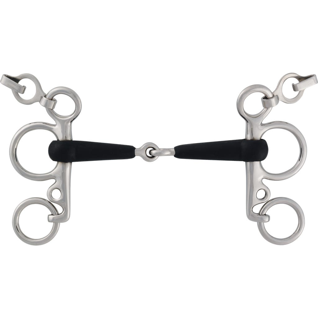 Stübben STEELtec Steeltec Pelham Bit - Rubber Coated - EquusVitalis ...