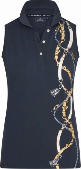 HV Polo Ärmelloses Poloshirt "HVPMarilyn", navy - EquusVitalis Onlineshop