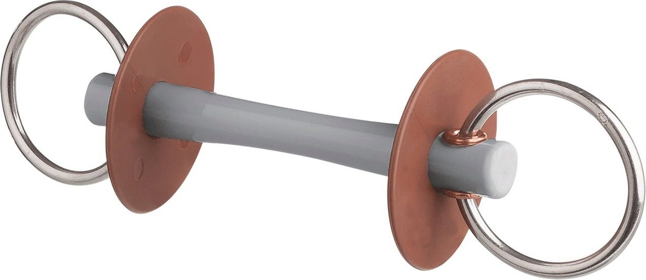 beris Loose Ring Snaffle with Thin Comfort Bar, hard - EquusVitalis ...