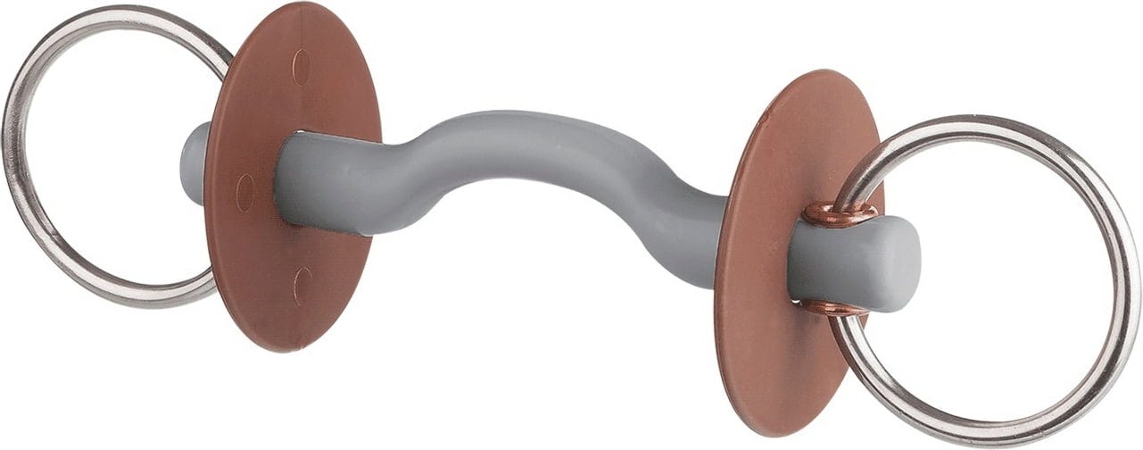 beris Loose Ring Snaffle with Tongue Port Bar, HARD with 7.5cm Ring ...