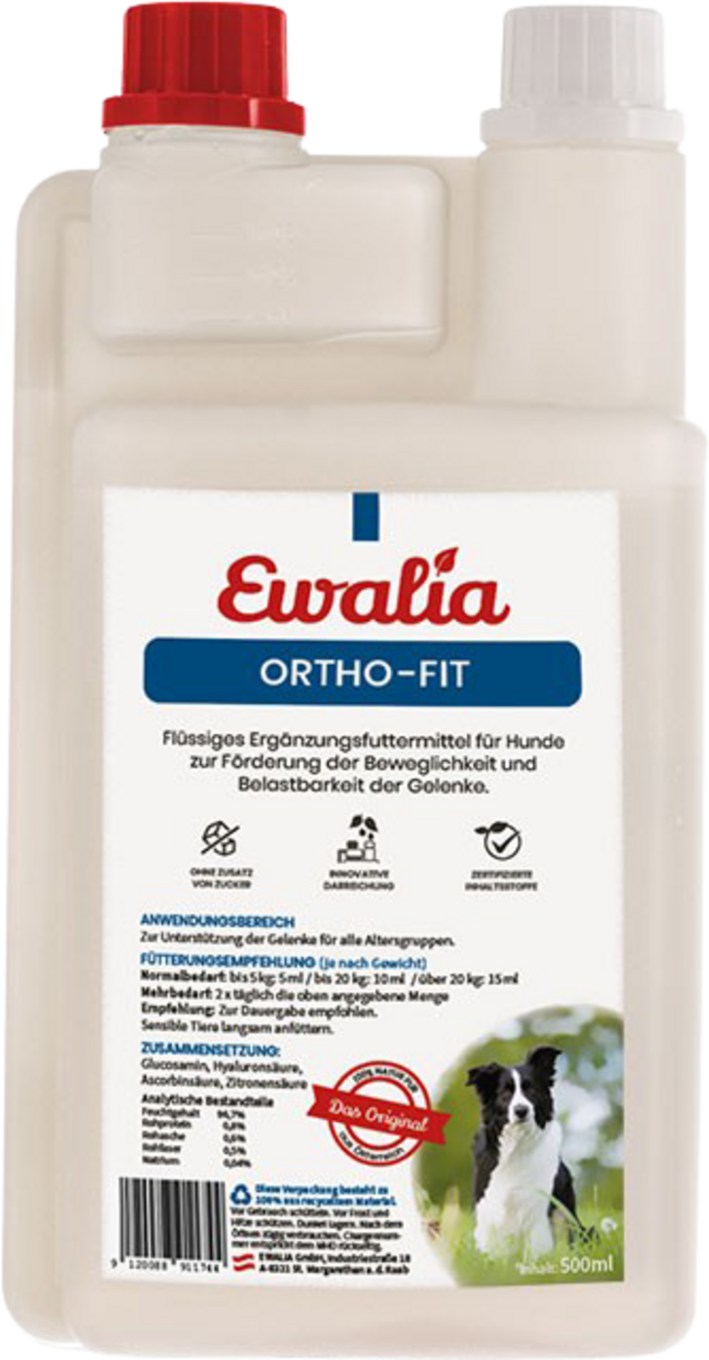Ewalia Ortho Para Perros 500 Ml EquusVitalis Onlineshop Ewalia Ortho Para Perros 500 Ml EquusVitalis Onlineshop