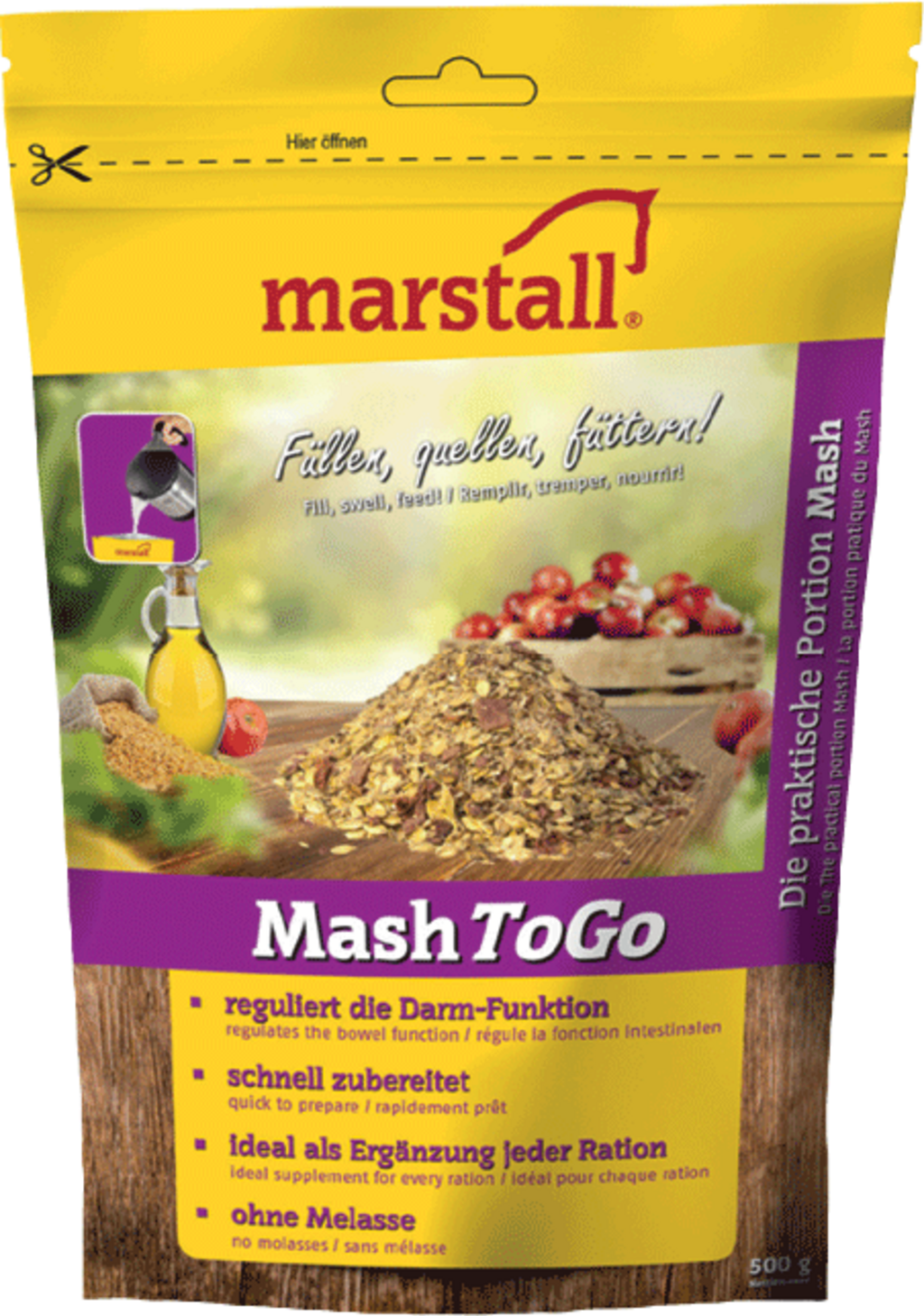 Marstall MashToGo 500 G EquusVitalis Onlineshop Marstall MashToGo 500 G EquusVitalis Onlineshop