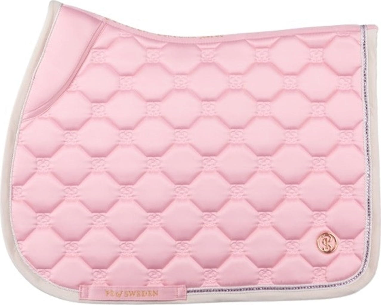 PS of Sweden Vintage Monogram Jump Saddle Pad, hortensia pink ...